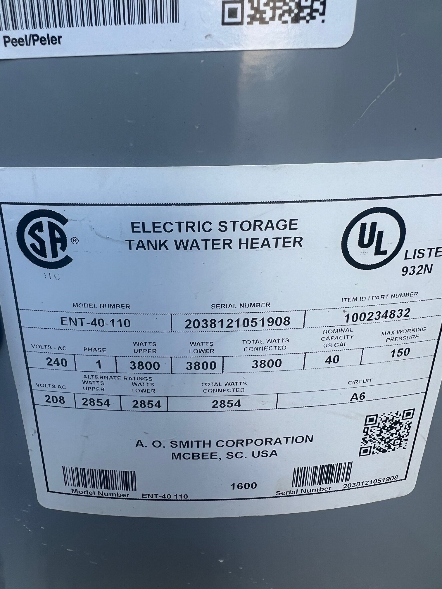 Water Heater Age Lookup - Decoder & Chart App